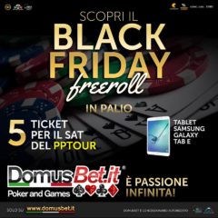 Poker online: arriva il “Domusbet Black Friday Free Roll”, in palio un ...