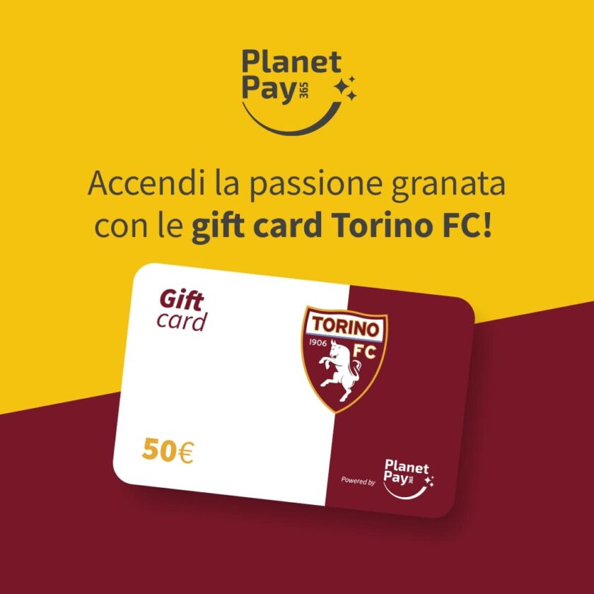 Torino FC e PlanetPay365 lanciano le Gift Card ufficiali del club ...