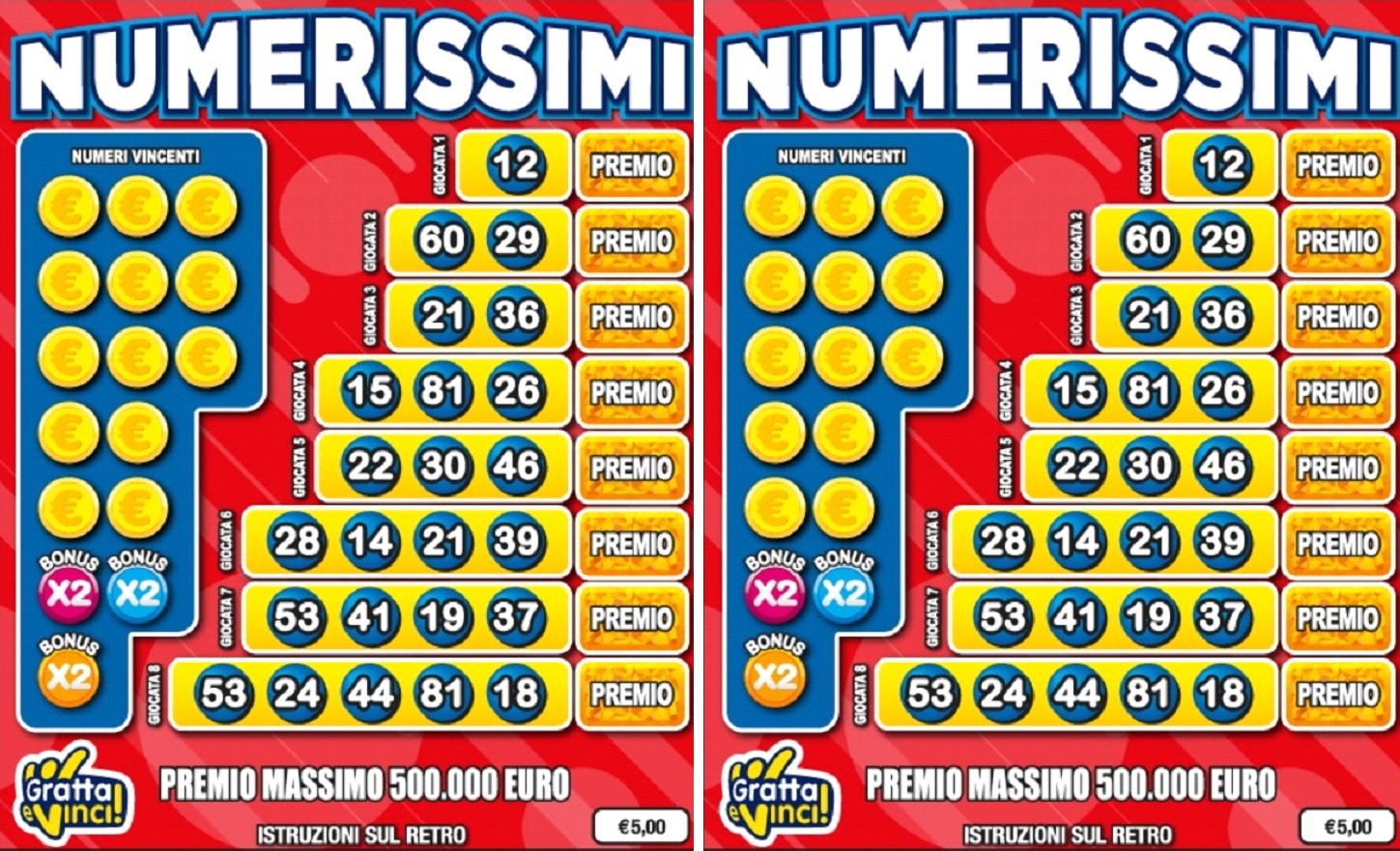 Gratta E Vinci Trova Tutti I Numeri Vincenti Sulla Stessa Giocata E Si