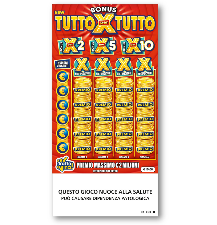 Gratta E Vinci Arriva ‘new Bonus Tutto Per Tutto Vincita Massima 2